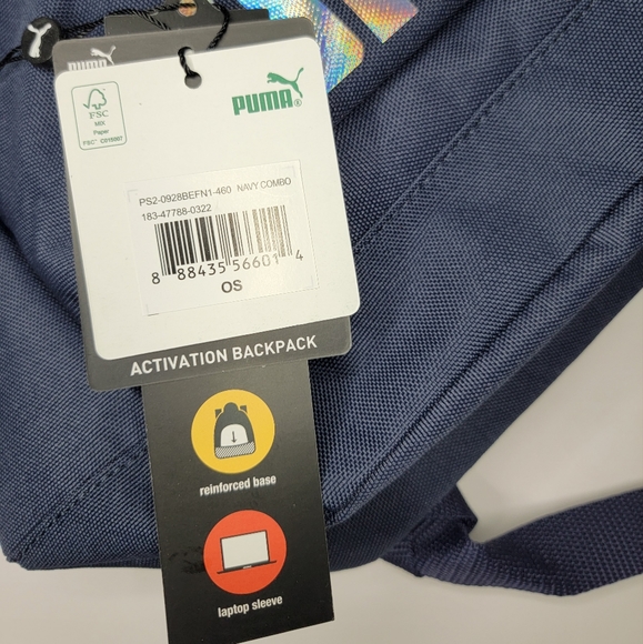 Puma | Other | Puma Activation Backpack Blue Torquoise Laptop Sleeve 5 ...